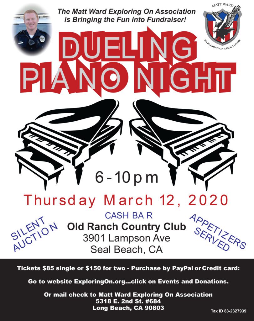 2020 Dueling Pianos Fundraiser - Matt Ward Exploring On